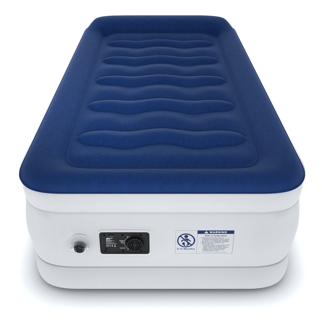 Single Comfort Plus Air Bed – Navy/White | Free Delivery | Active Era